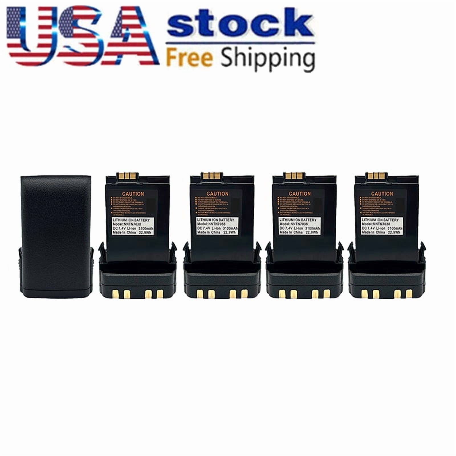 5Pack NNTN7038 3100mAh Li-ion Battery For AXP6000 APX7000 APX8000 ...