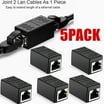 Benfei RJ45 Ethernet Coupler, 5 Pack, Female to Female Connector, Cat7 Cat6 Cat5e, Up to 10 Gbps ...