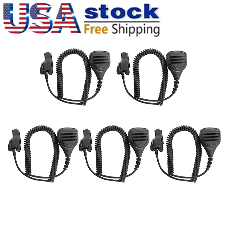 5Pack Remote Speaker Microphone For GP900 GP1200 HT1000 JT1000 MT2000 ...