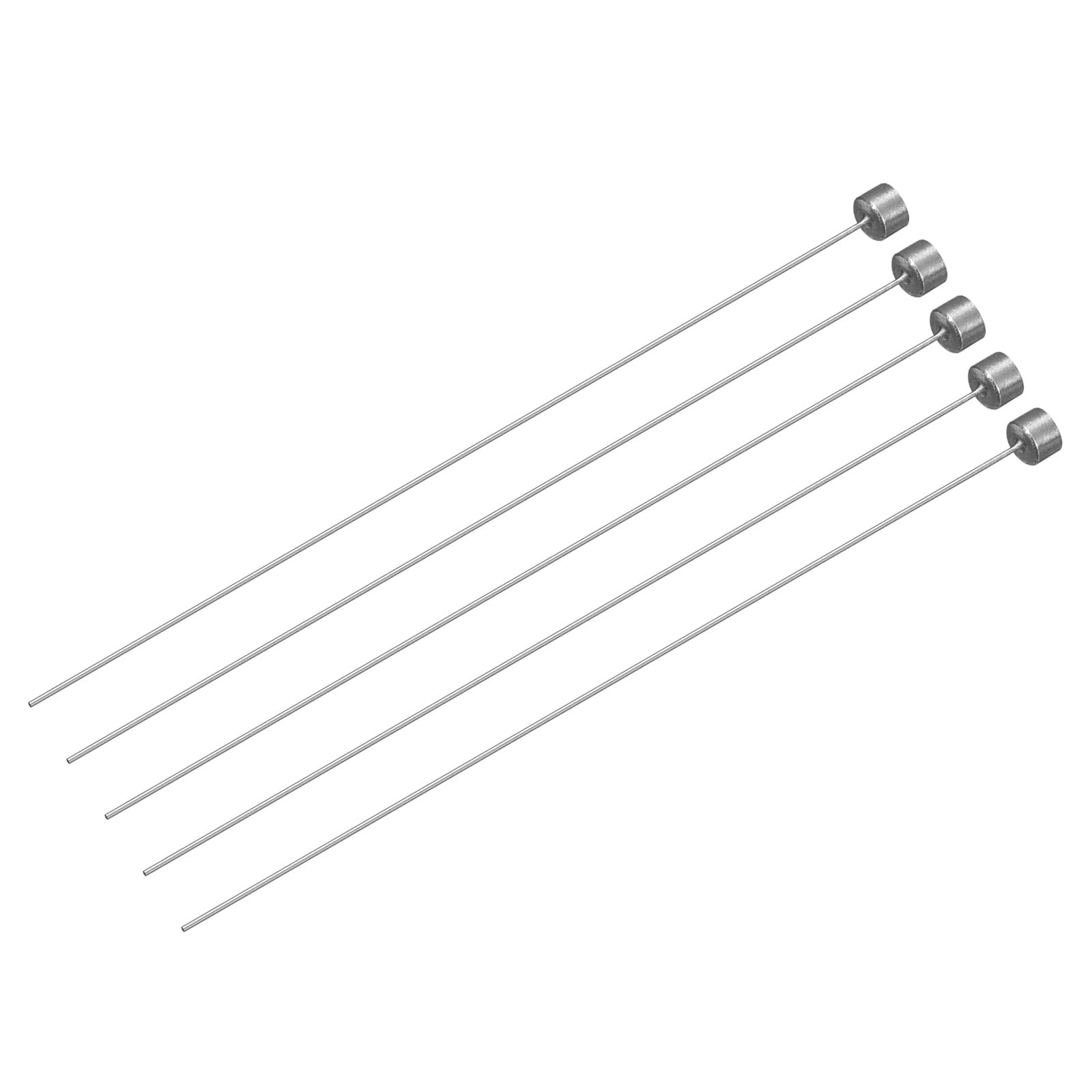 5Pack Straight Ejector Pins, 0.7mm (0.028") Dia. SKD61 Round Tip Punch ...