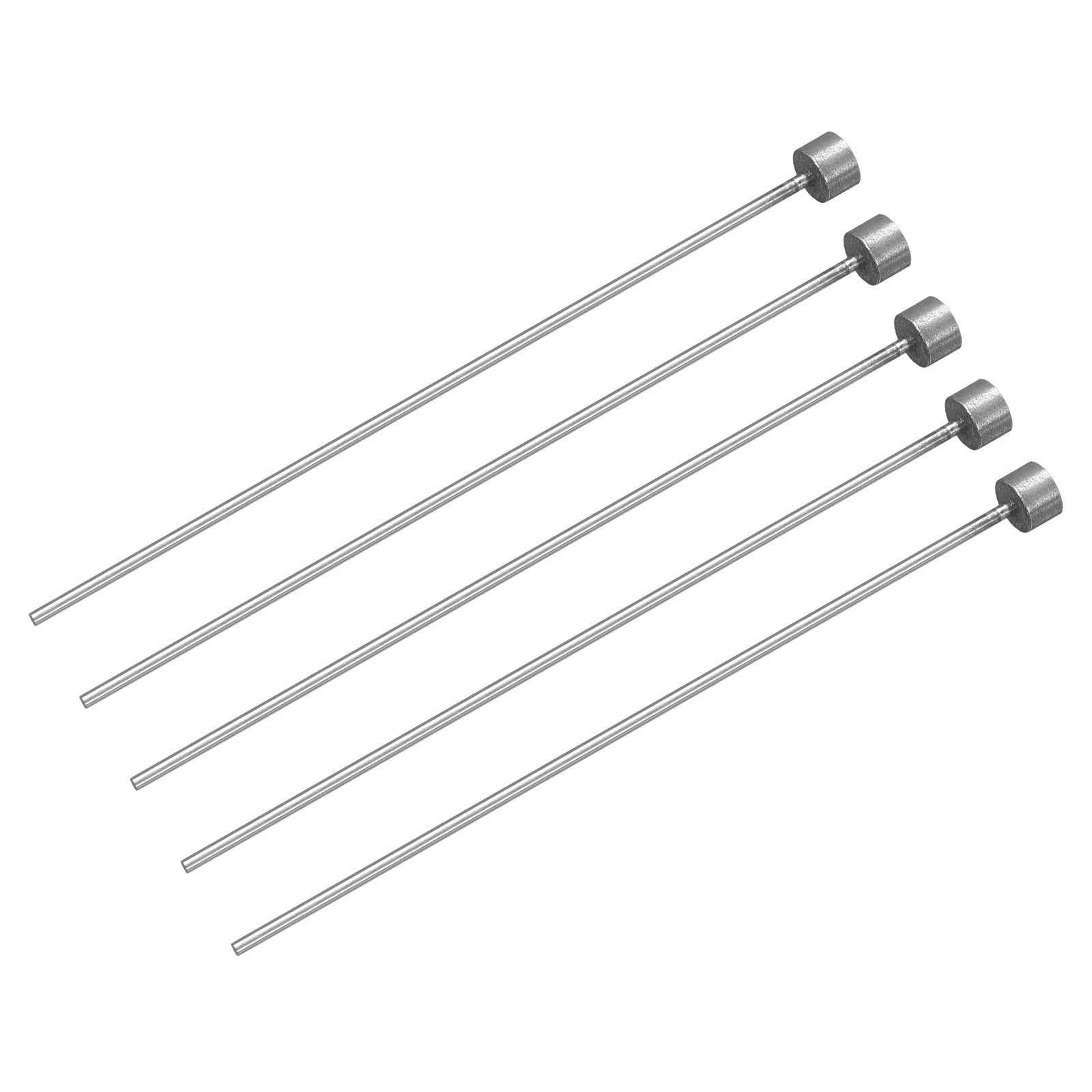 5Pack Straight Ejector Pins, 2mm (5/64") Dia. 65Mn Steel Round Tip ...