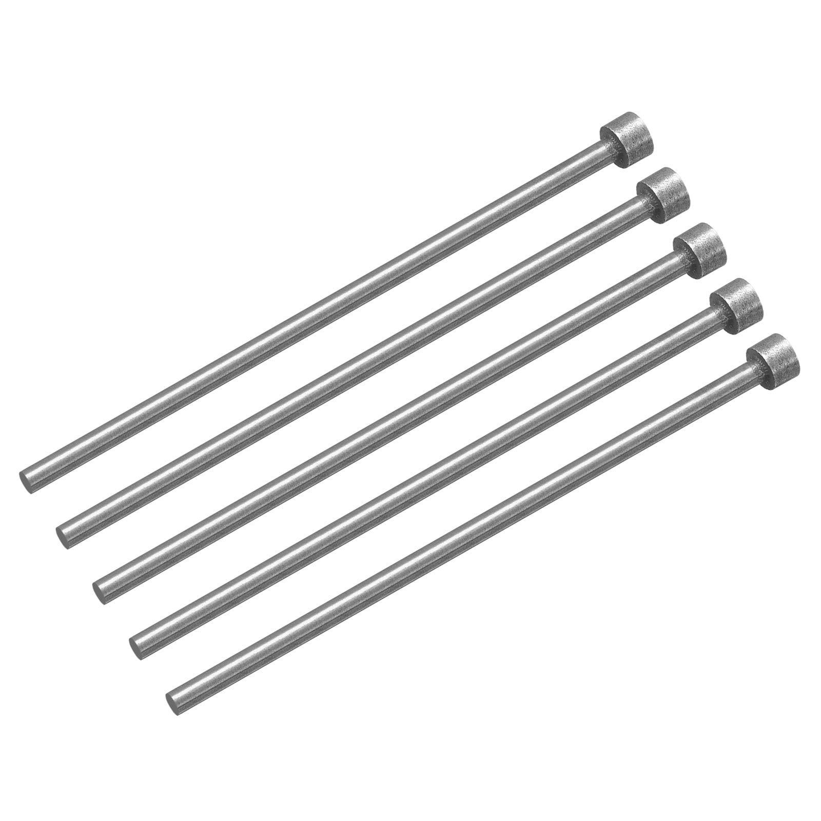 5Pack Straight Ejector Pins, 3.5mm (0.14") Dia. SKD61 Round Tip Punch ...