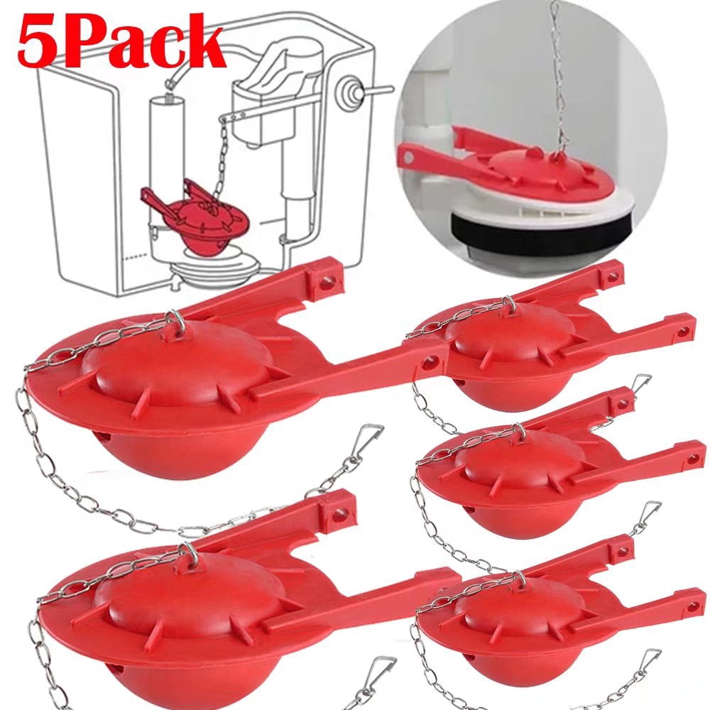 5Pack Universal Repair Drain Valve Flap Cover Toilet Flapper Cover ...