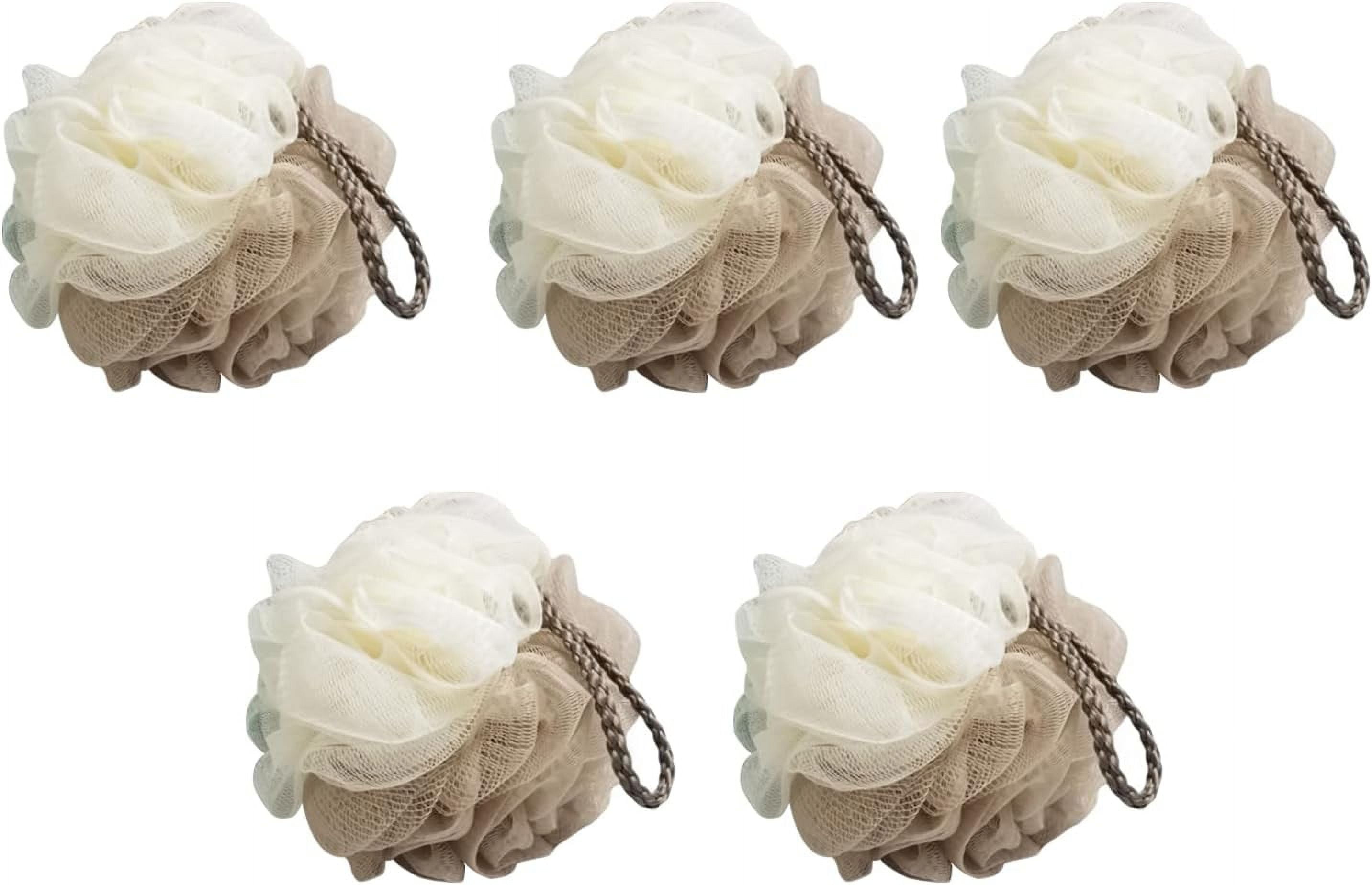 5PackLoofah Sponge, Loofa Exfoliating Back Bath Sponge Shower Scrubber ...