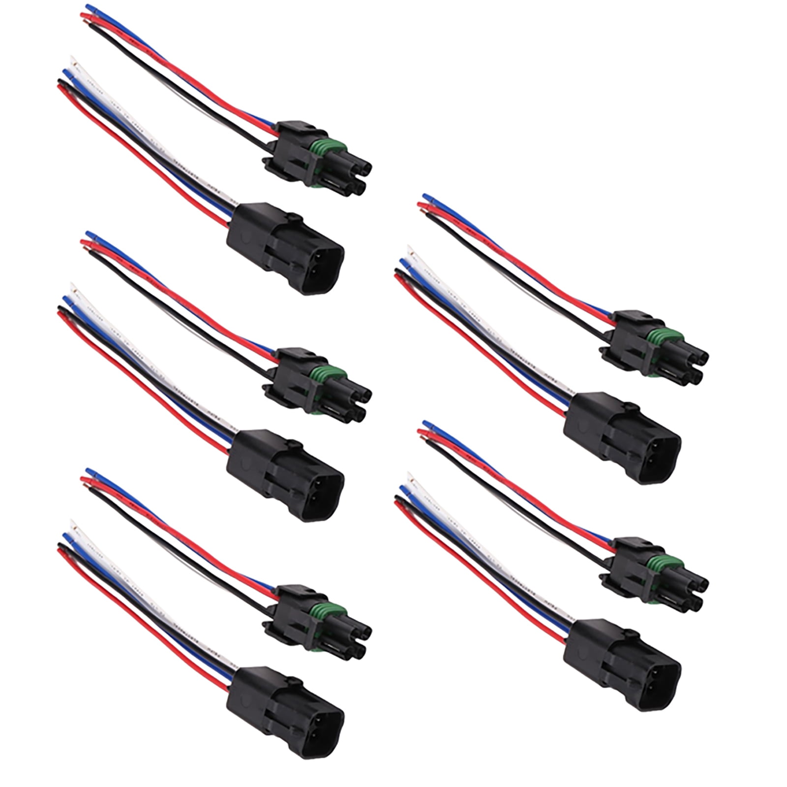 5Pair 16-14AWG Male Female Connector Waterproof Connector Kit for ...