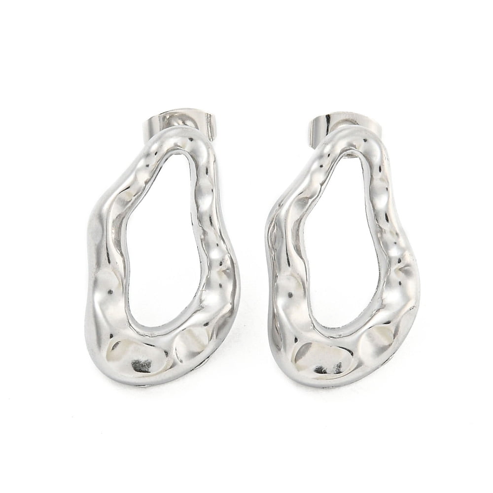 5Pair Twist 304 Stainless Steel Ear Studs Stud Earrings for Women ...