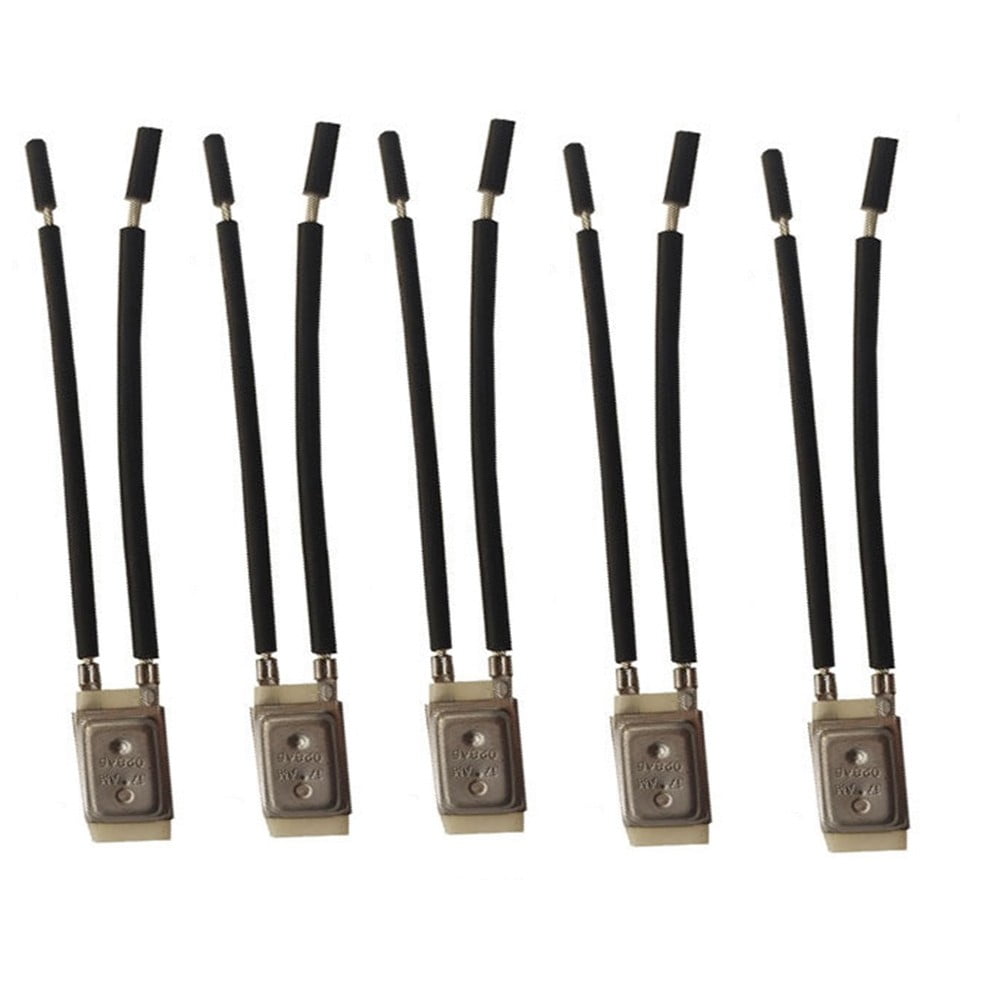 5Pc 17Am Motor Thermal Protector Normally Closed Temperature Controller ...
