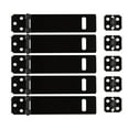 Tineasur 5Pack Black Metal Clasp Latch for Security Fastening Gates ...