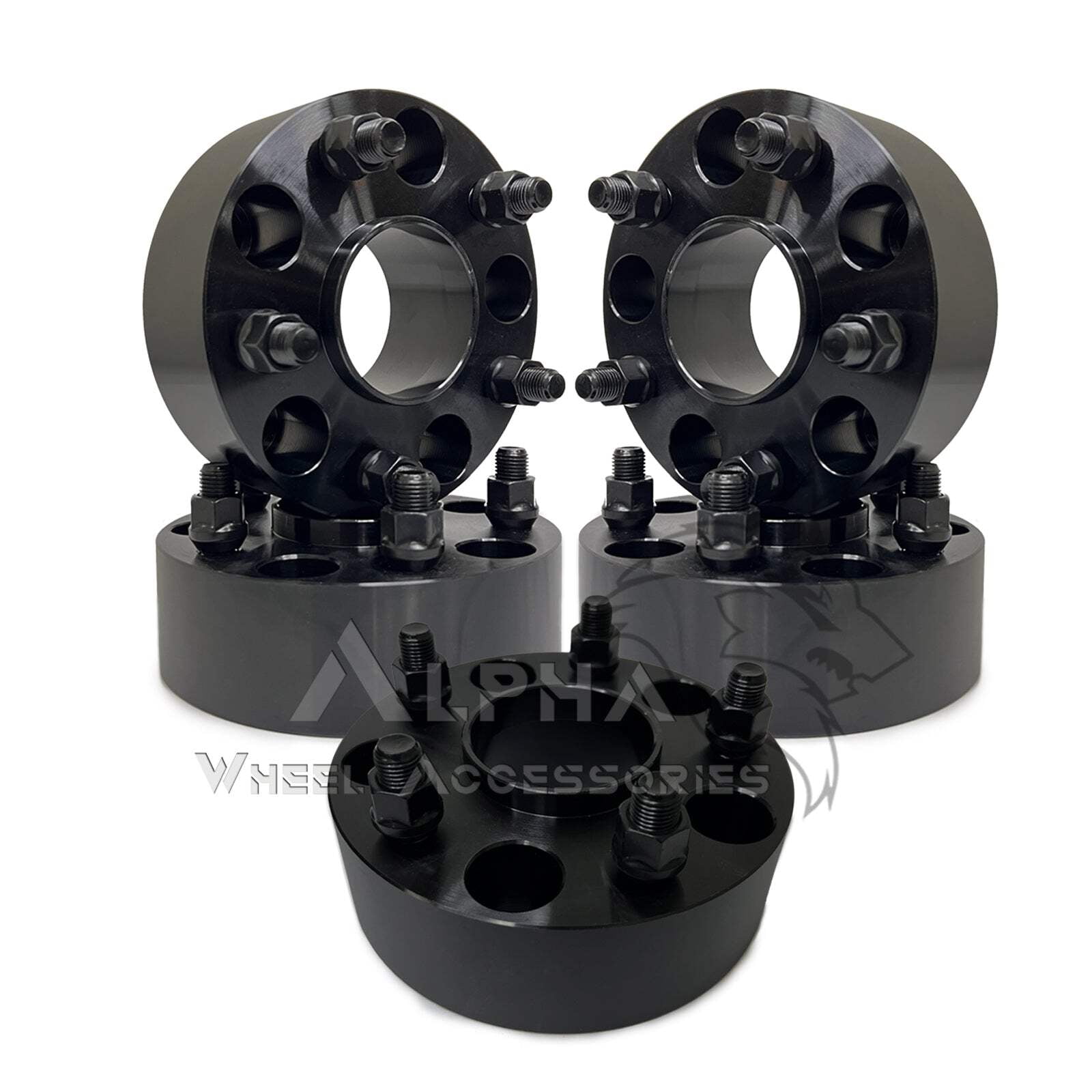 5Pc 5x4.5 to 5x5 Wheel Adapters Hub Centric 2” Adapt Jeep Jk Wheels On ...
