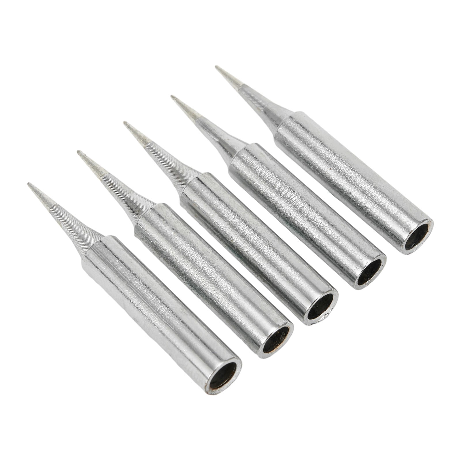 5Pc 900M-T Copper Soldering Iron Tips -Free Welding Solder Tools 900M-T ...