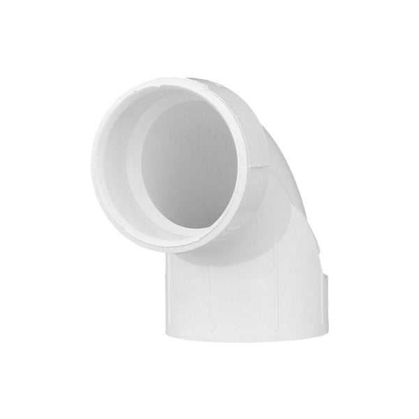 5Pc Charlotte Pipe Schedule 40 1-1/2 in. Hub X 1-1/2 in. D Hub PVC 90 Degree Elbow 1 pk ...