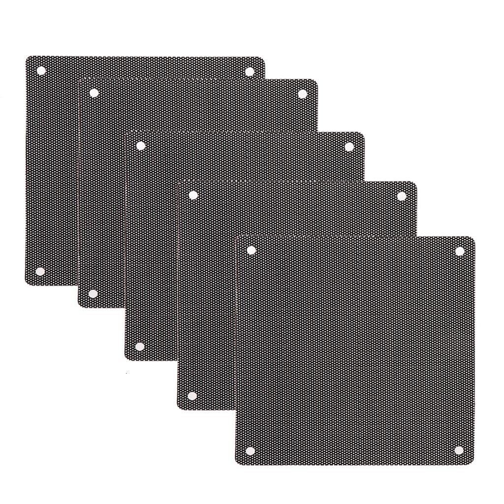5Pc Computer Mesh PVC for Case Fan Filter Chassis Cove - Walmart.com