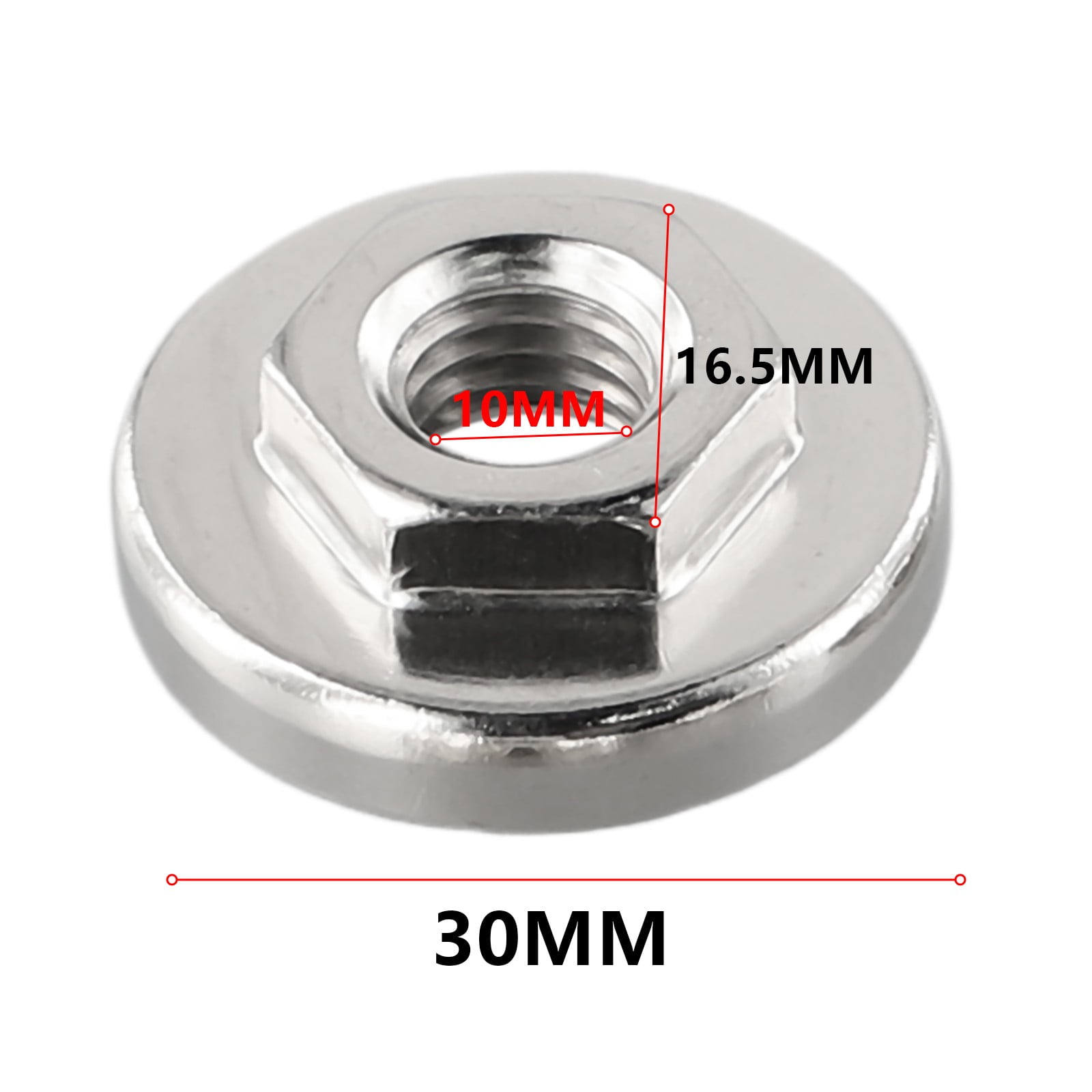 5Pc Hex Nut Tools Replacement for Angle Grinder Chuck Locking Plate ...