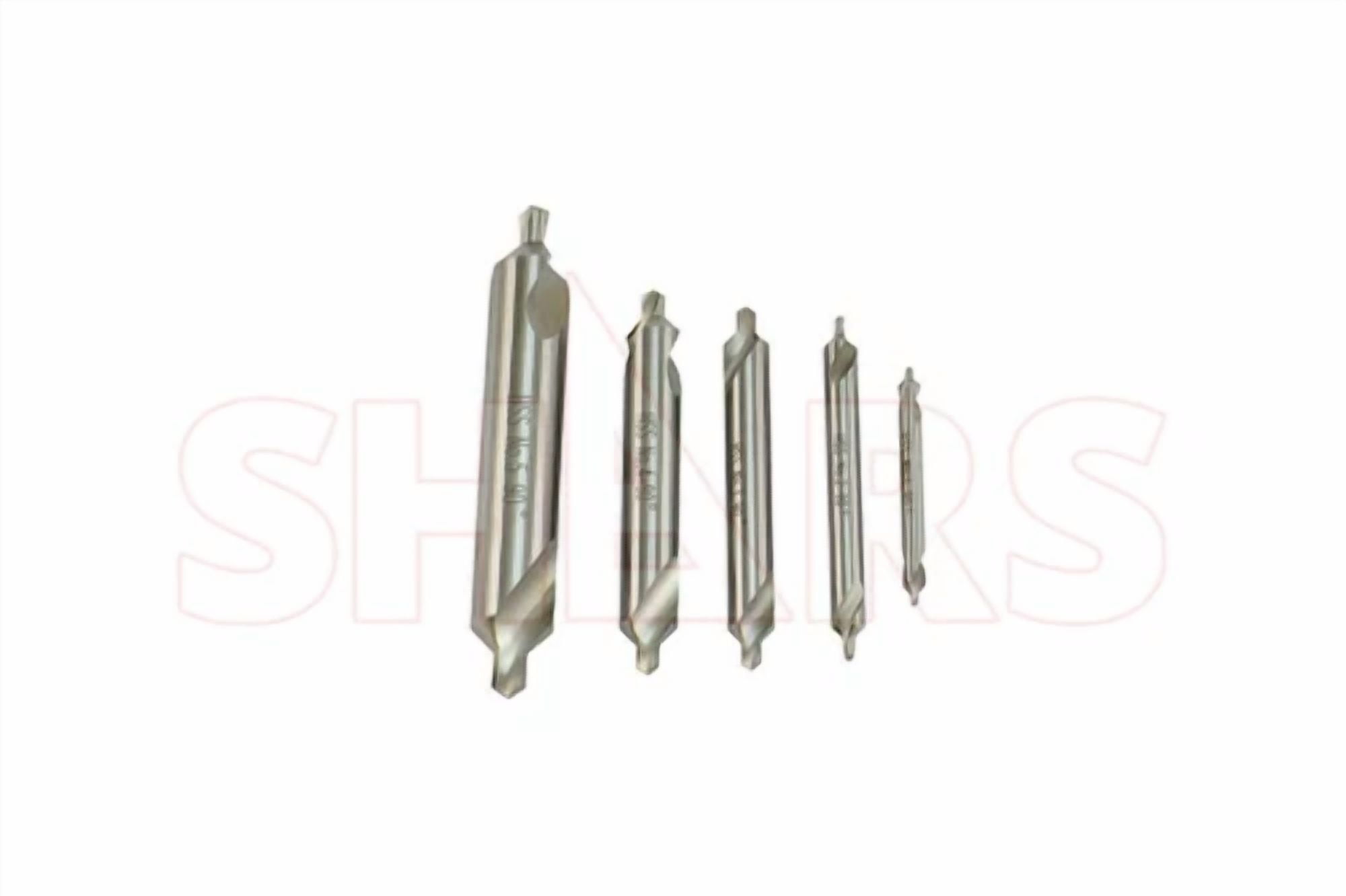 5Pc Hss 6542 Center Drill Set 90° Combined Countersink #1, 2, 3, 4, 5 ...