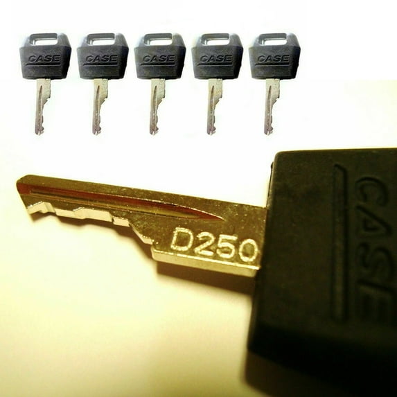 5Pc Ignition Key 1964831C2 For Case Tractor Dozer Backhoe 3394 4494 ...