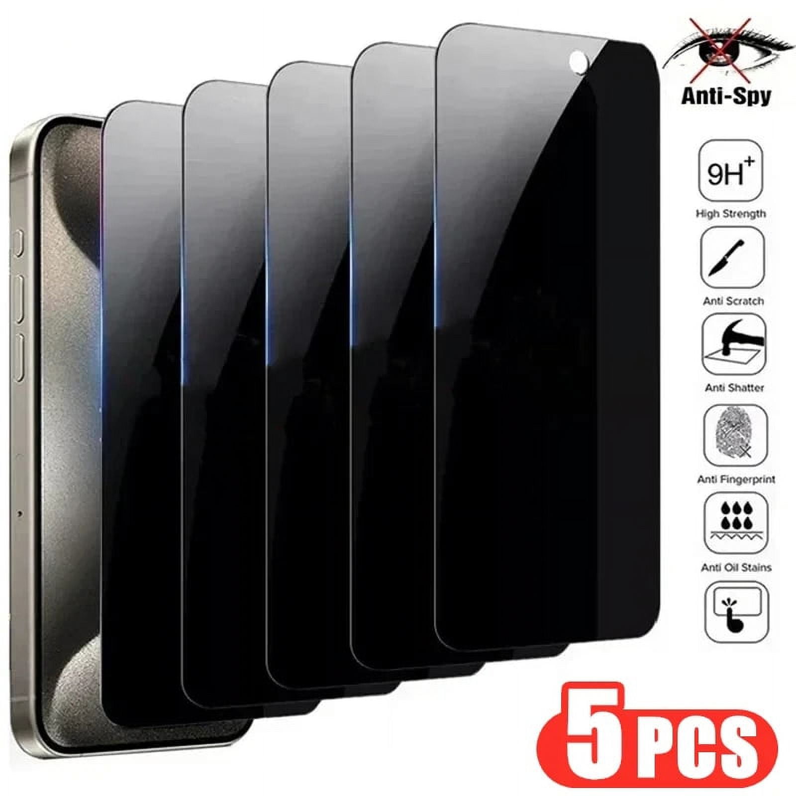 5Pc Privacy Screen Protector for iPhone 15 14 13 12 11 Pro Max Mini ...
