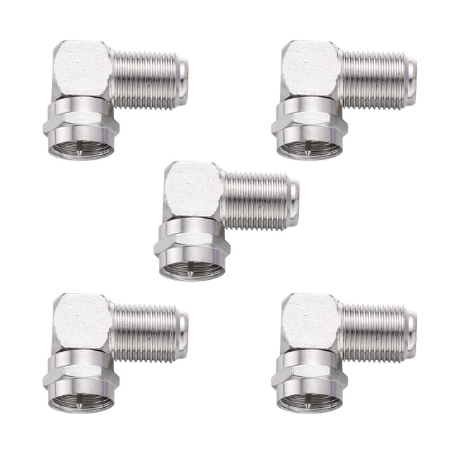 5Pc Right Angle 90 Degree Coaxial Connector Waterproof Connection F ...