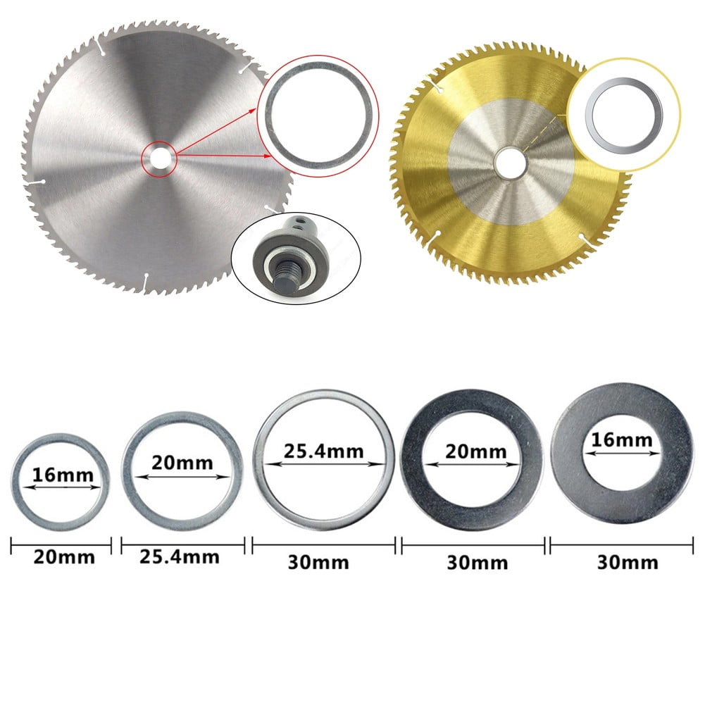 5Pc Set Circular Saw Ring for Circular Saw Blade Reduction Ring ...