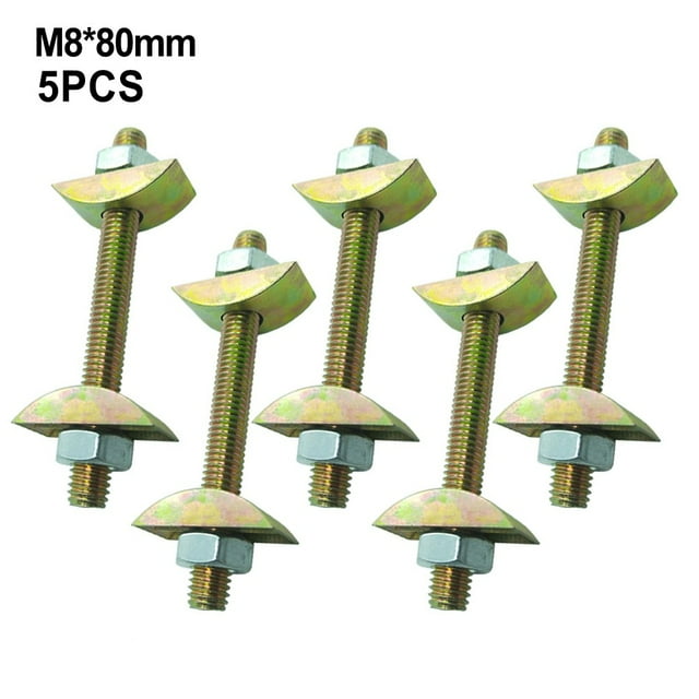 5Pc Slimline Toggle Bolt for Compact Laminate Worktop Connecting Bolts ...