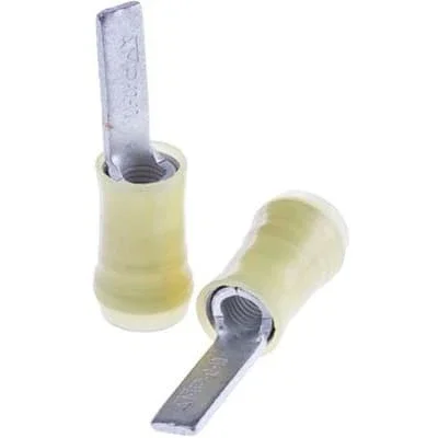 5Pc Te Amp 131332 Pidg Seriesinsulated Crimp Blade Terminal 12.3Mm ...