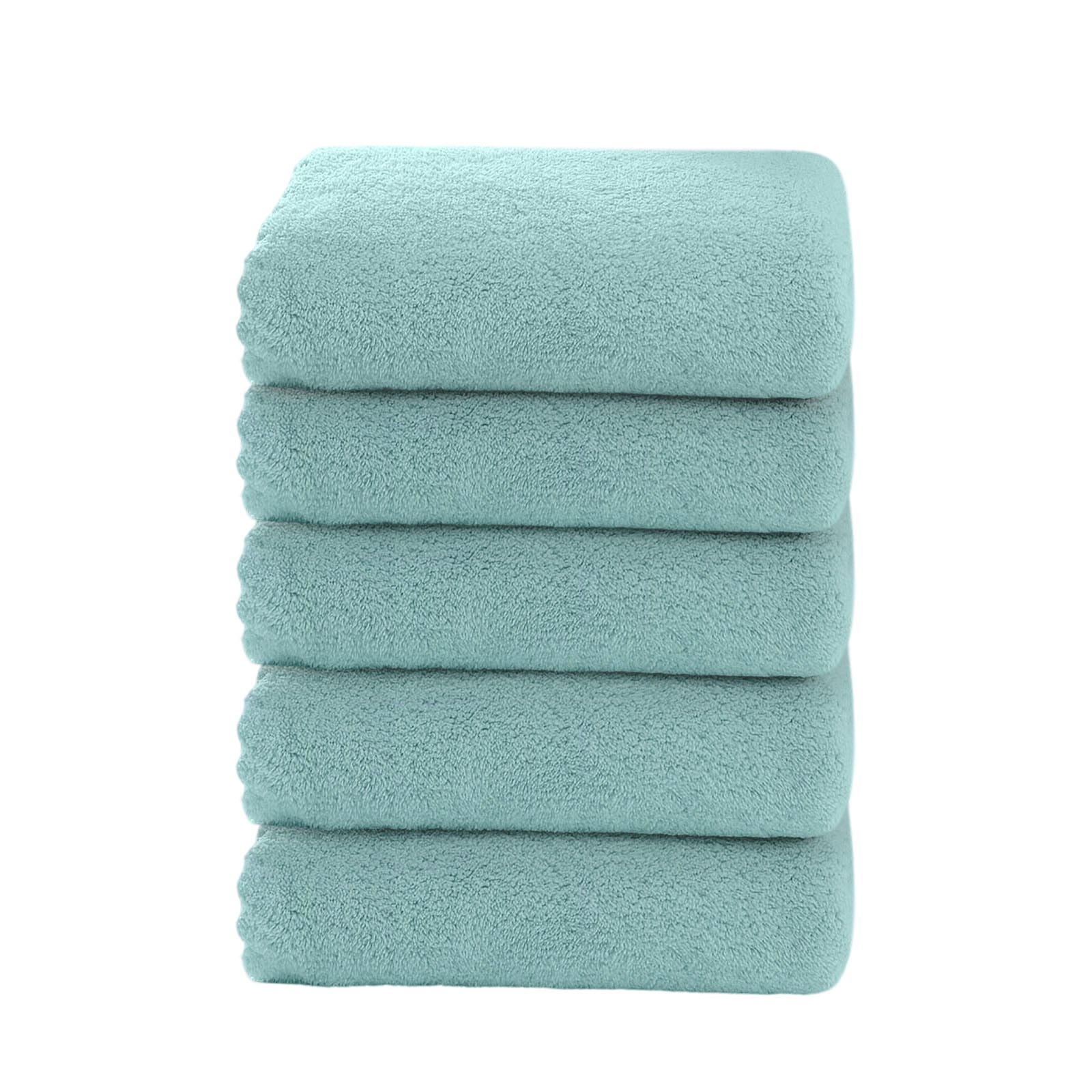 5pc Velvet Towel Plain Face Towel Soft Absorbent Face Wash Ah Face ...