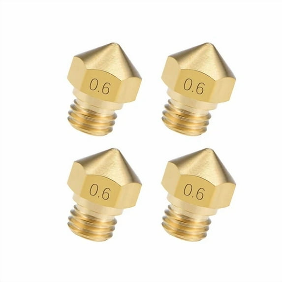 5Pcs,0.6Mm 3D Printer Nozzle For Mk10 1.75Mm Filament - Walmart.com