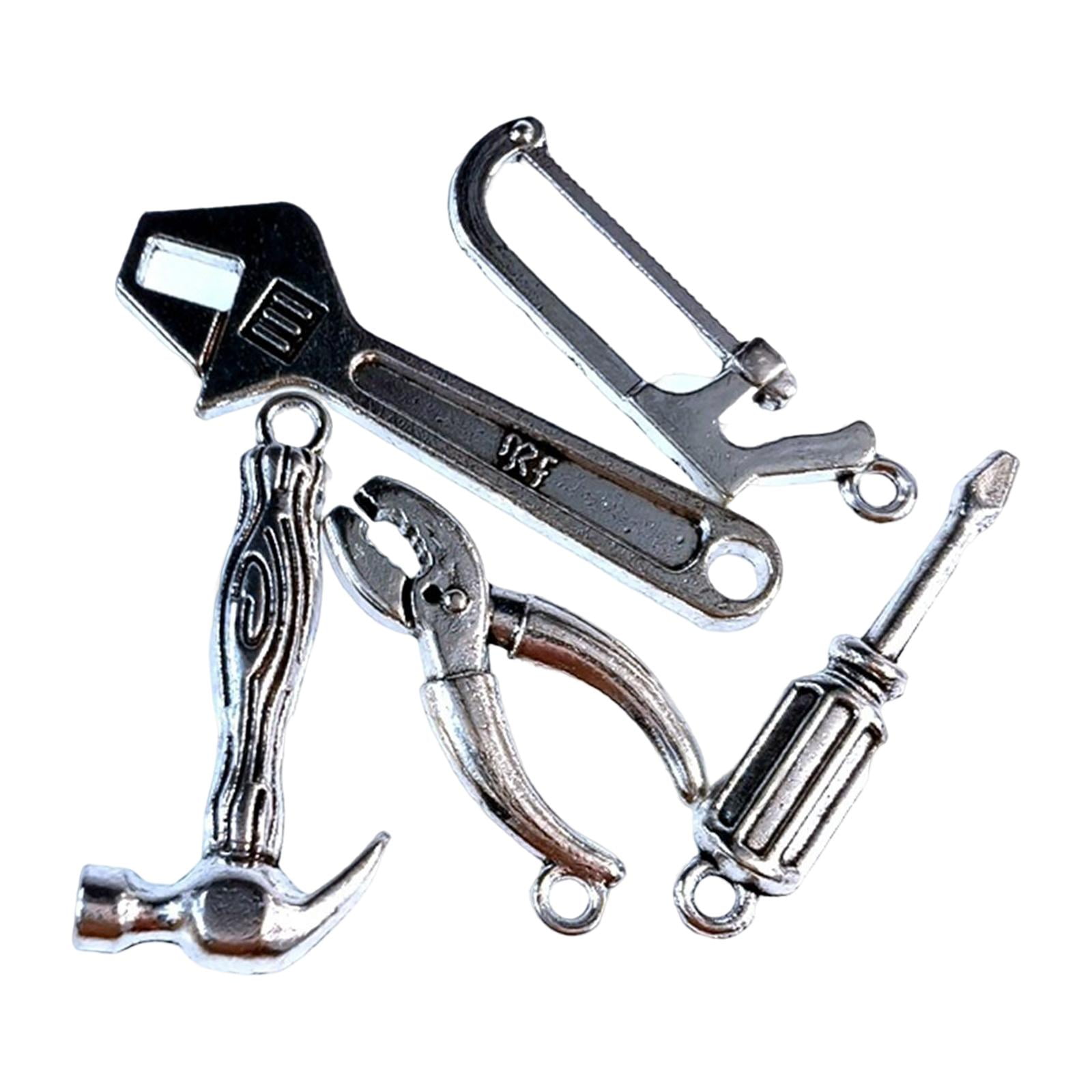 5Pcs 1/12 Miniature Dollhouse Tools Alloy Repair Tool Set Model for ...