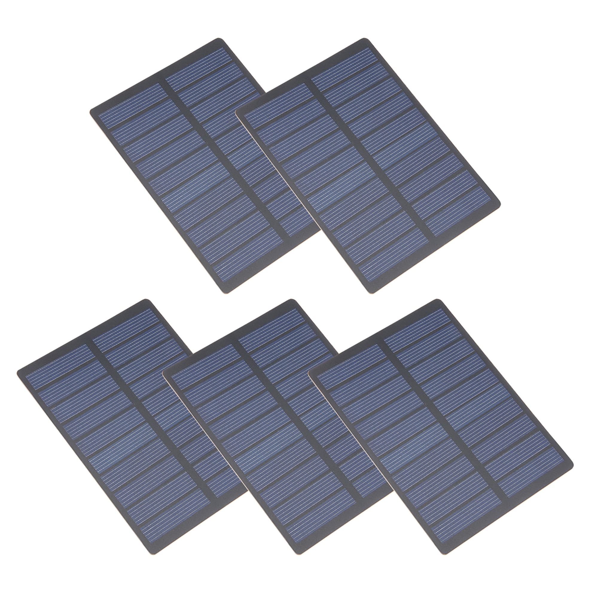 5Pcs 1.3W 5V Mini Solar Panel Module DIY Polysilicon for Phone Toys ...