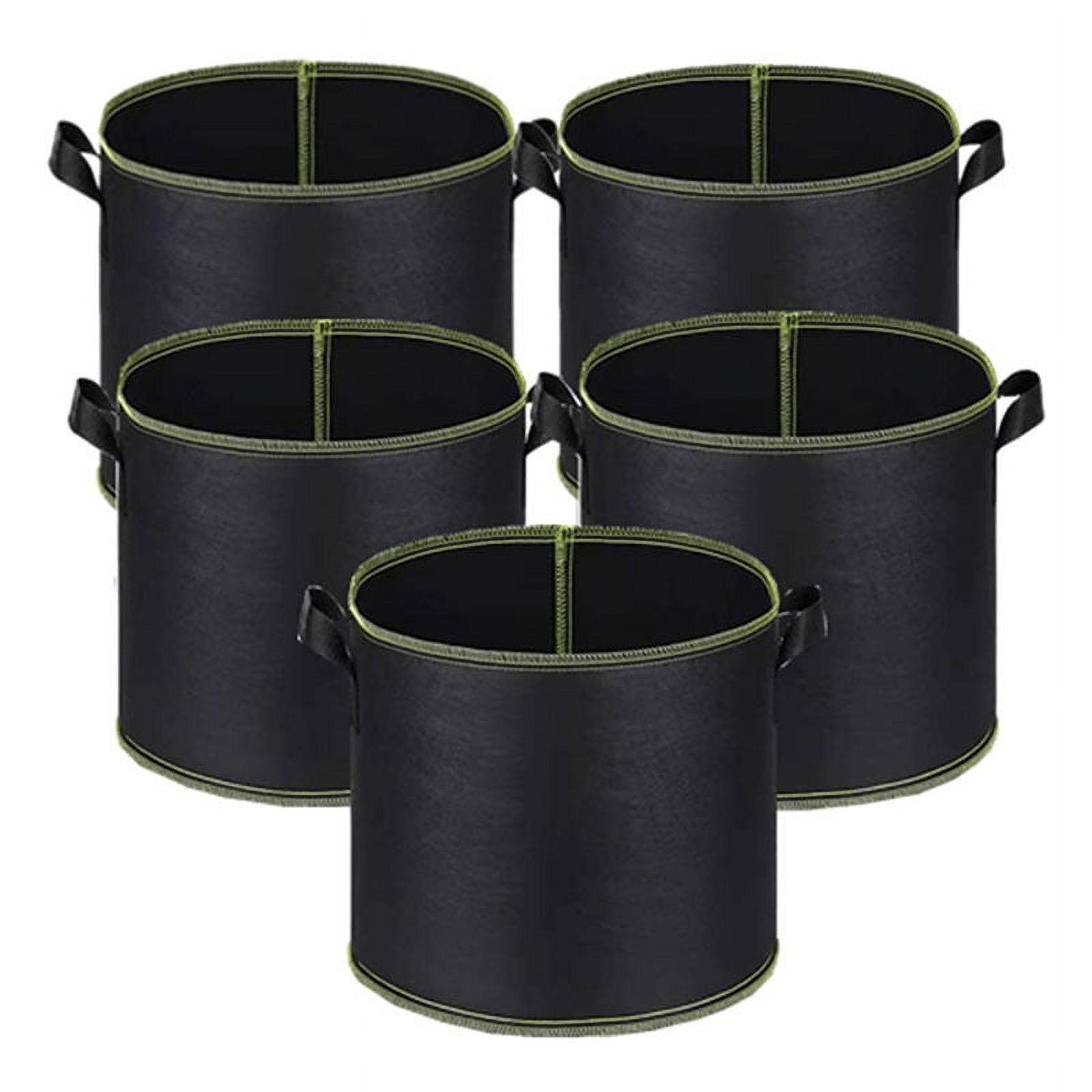 5Pcs 1/5/7/10/15/20 Gallon Planting Bucket Planting Bag Seedling Bag ...