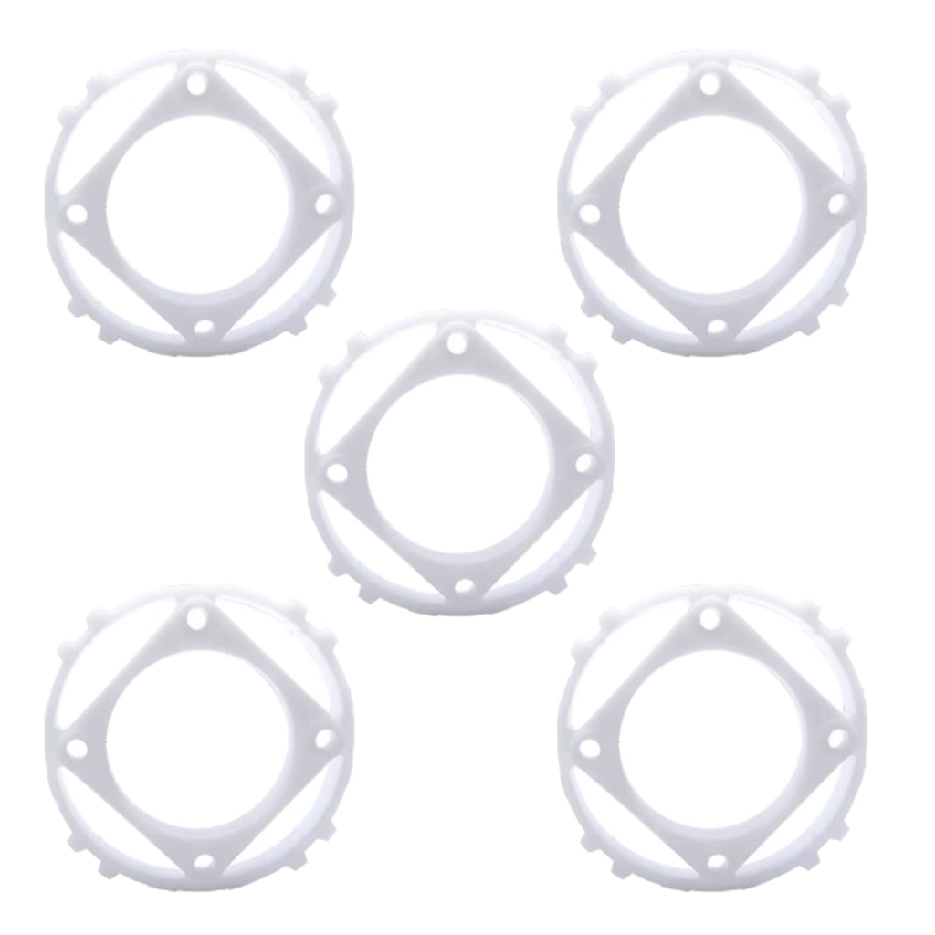 5Pcs 100x60x15mm 15° Steps White Locating Rings Bottom Bracket Plate ...