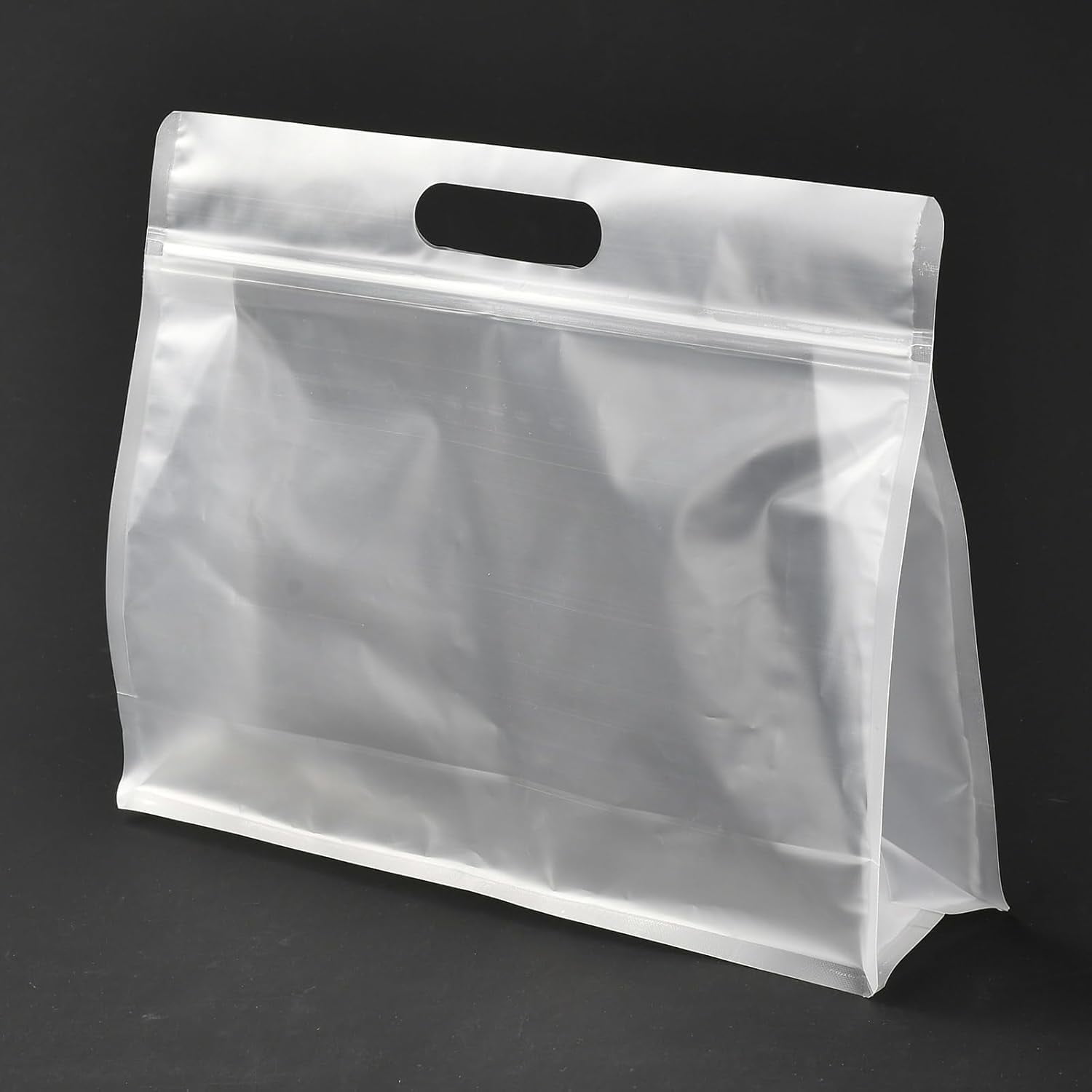 5Pcs 11.5x9 inch Transparent Plastic Zip Lock Bag Plastic Stand up ...