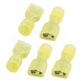 5Pcs 12-10AWG Wire Insulated 6.3mm Female Spade Crimp Terminal ...