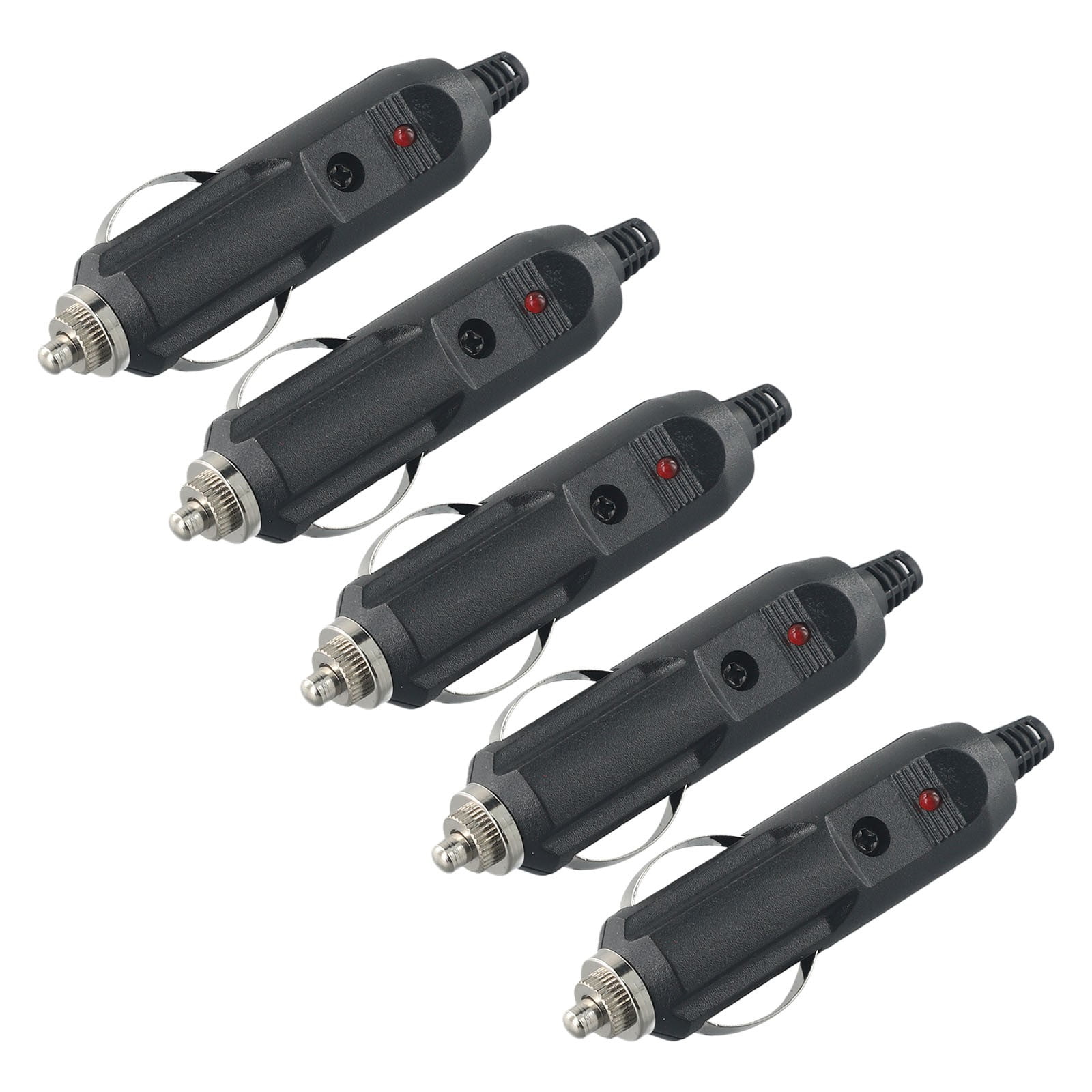 5Pcs 12V To 24V Car Cigarette Lighter Plug Fuses 5A With Led Indicator ...