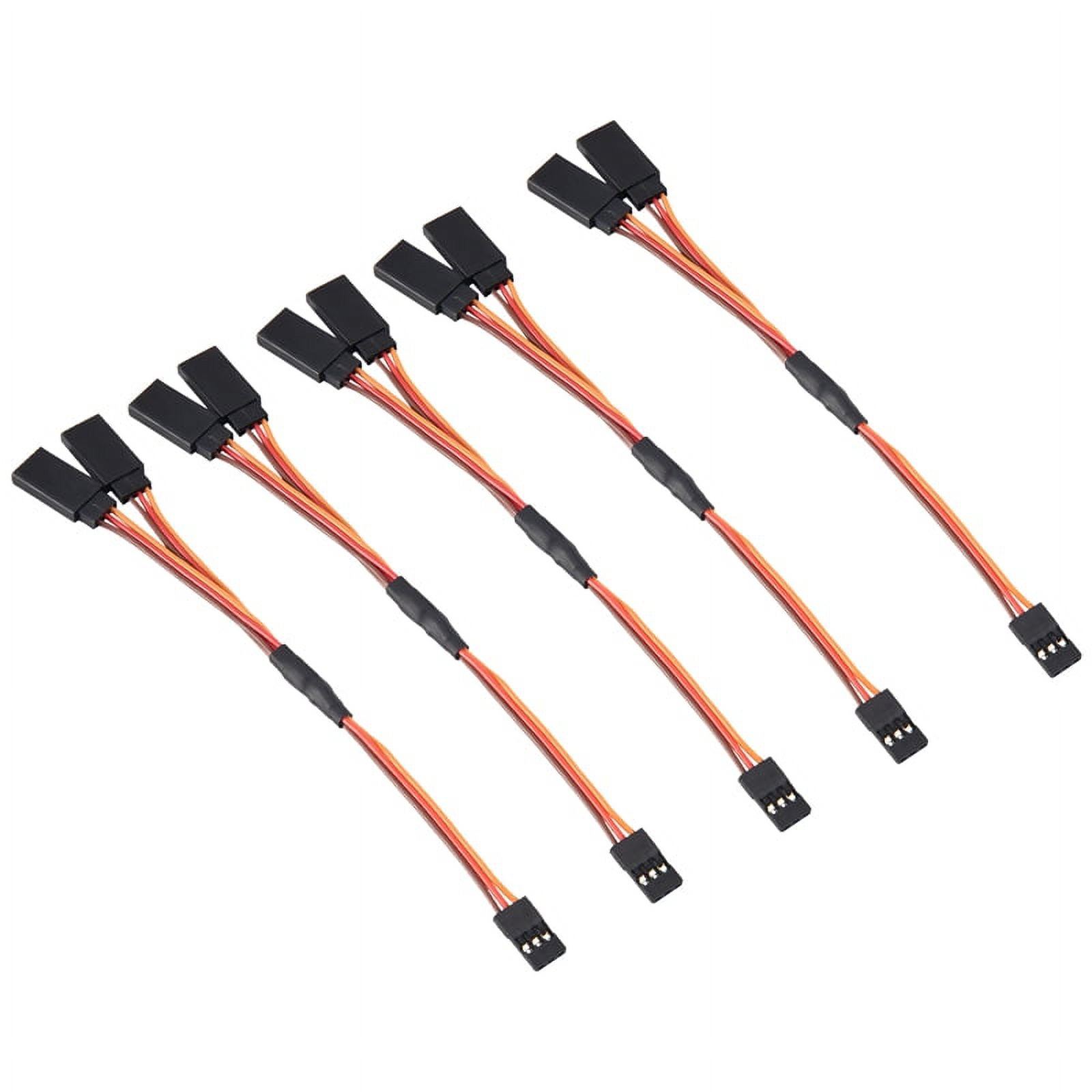 5Pcs 150mm Y Type Extended Line Extension Lead Wire Cable For Futaba Jr ...