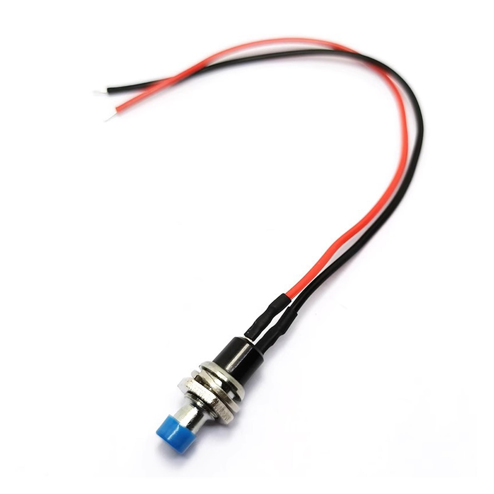 5Pcs 1A 250V AC 2 Pins SPST NO Mini Momentary Push Button Switch with ...
