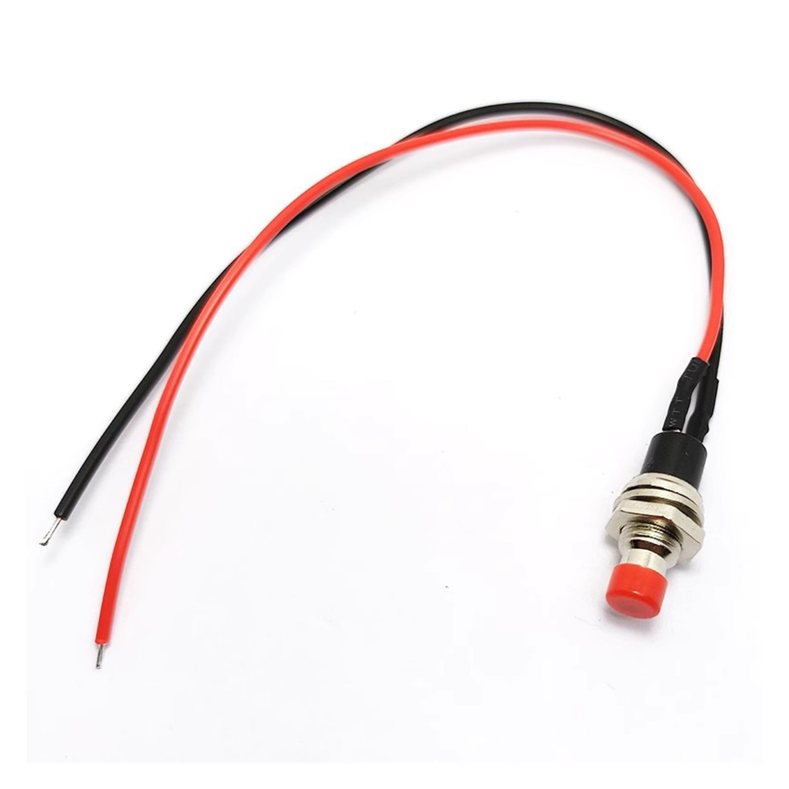 5Pcs 1A 250V AC 2 Pins SPST NO Mini Momentary Push Button Switch with ...