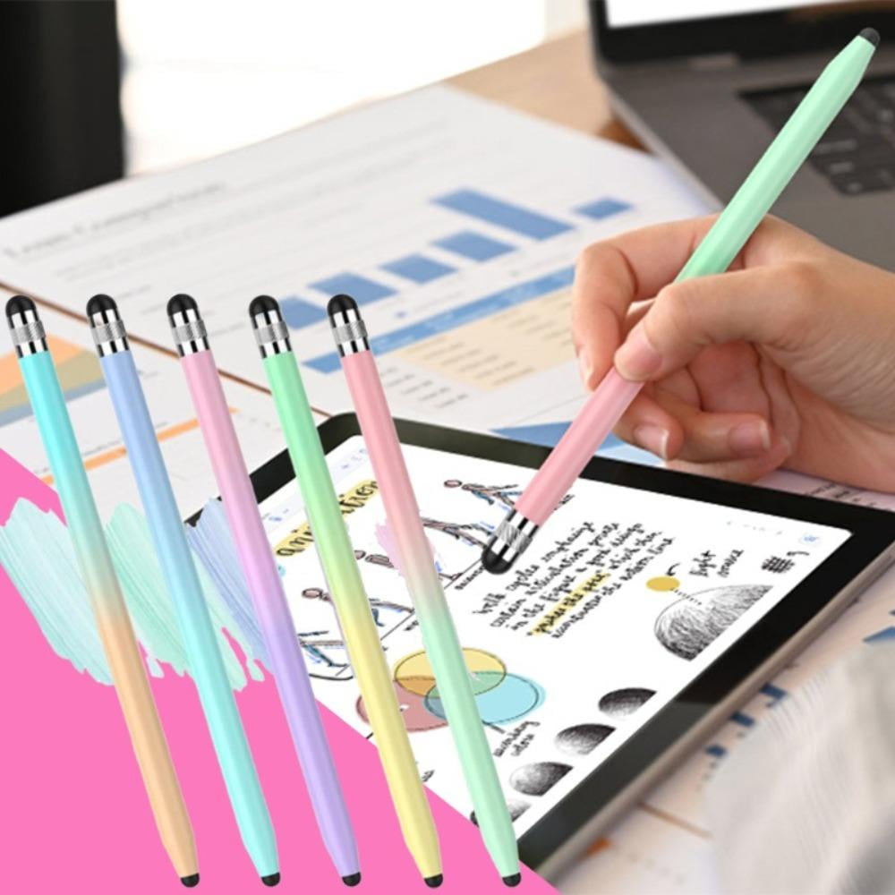 5Pcs 2 in 1 Stylus Pen with 10 Rubber Tips for Touchscreen High ...