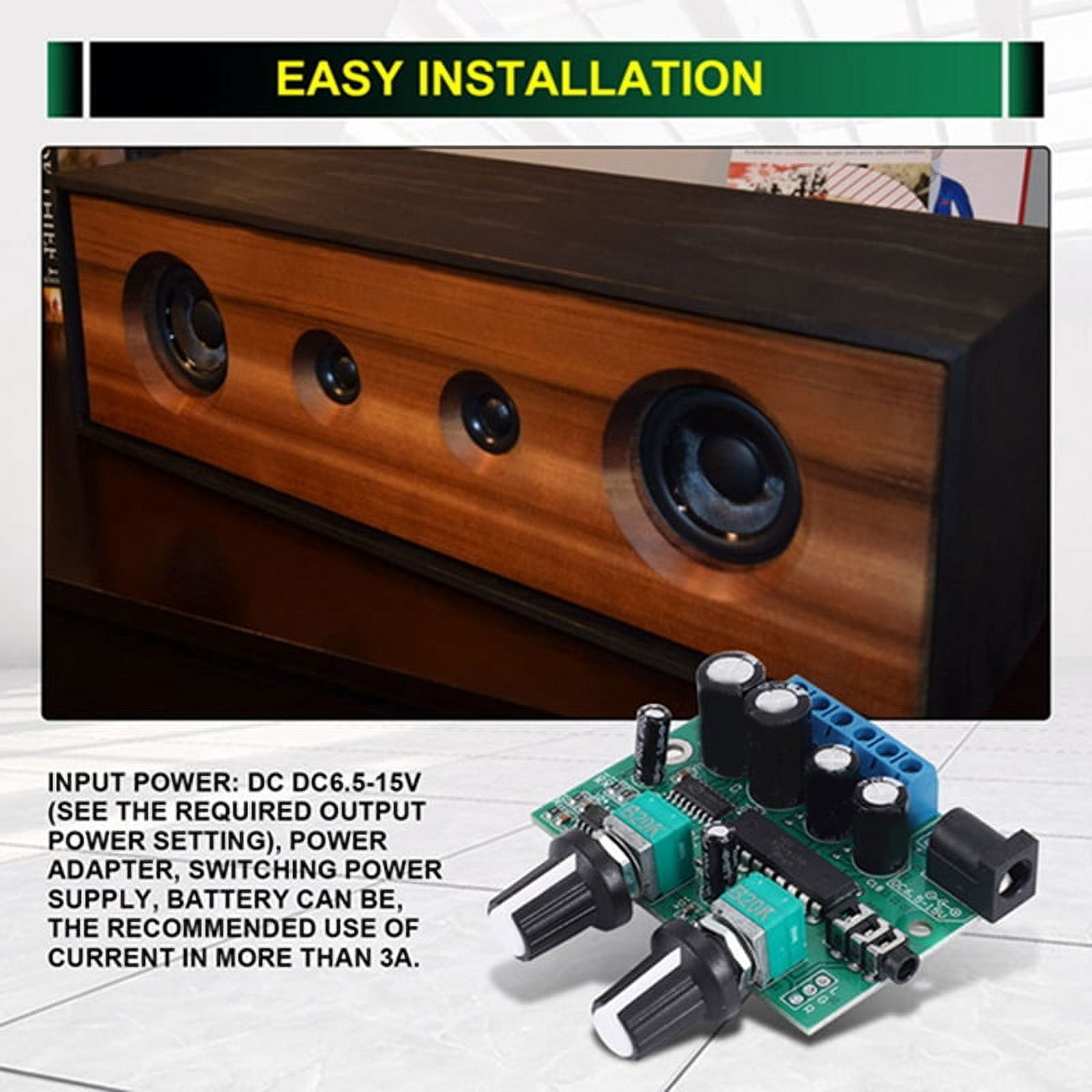 5Pcs 2.1 Subwoofer Amplifier Audio Board 6Wx2+25W Mini Amplifier HIFI ...