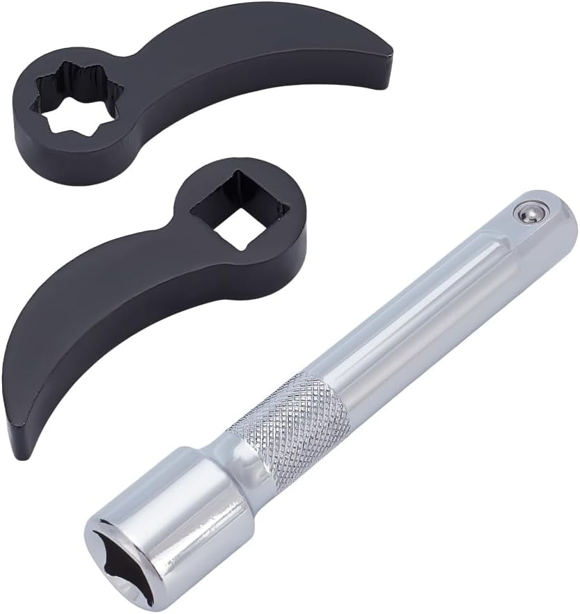 5Pcs 2 Styles Pry Bar Wrench Adaptor Head Adjustable Angle Pry Bar ...
