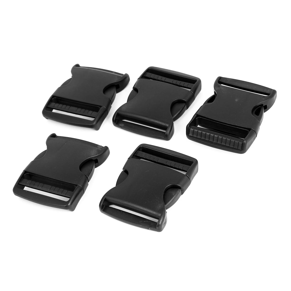 5Pcs 2" Wide Webbing Strap Plastic Curved Clasp Side Release Buckle ...