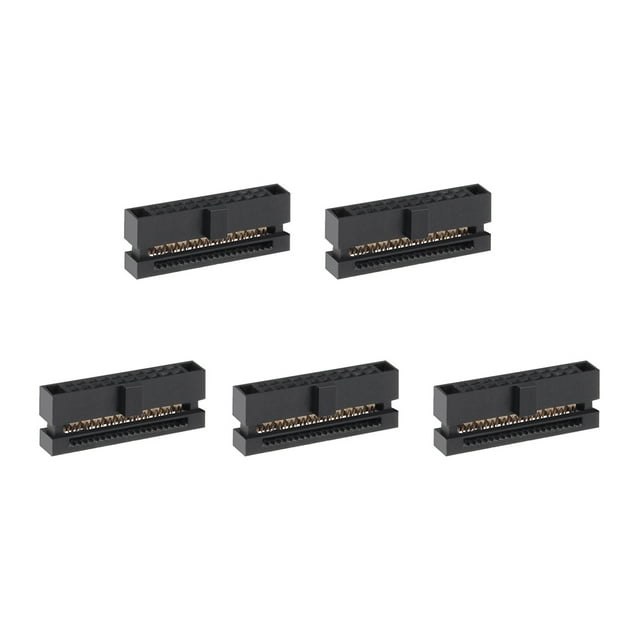 5Pcs 2x10Pin 1.27mm Pitch Double Rows Straight Connector IDC FC Ejector ...