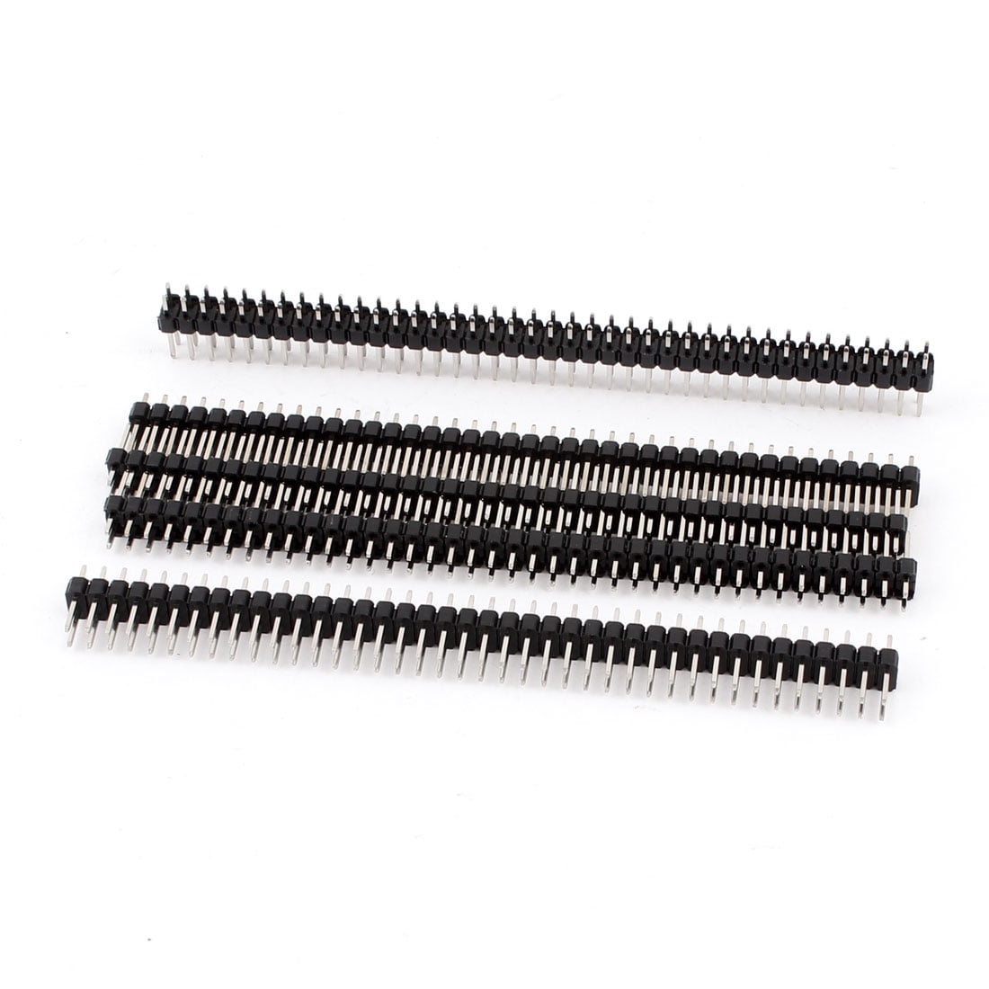 5Pcs 2x40 80pin 2.54mm Double Row Straight Male PBC Pin Header Strip ...