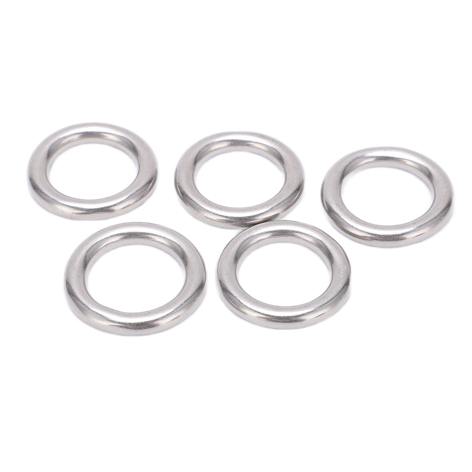 5Pcs 304 Stainless Steel O-Rings, 5x20mm Diameter for Sailing & Fitness ...