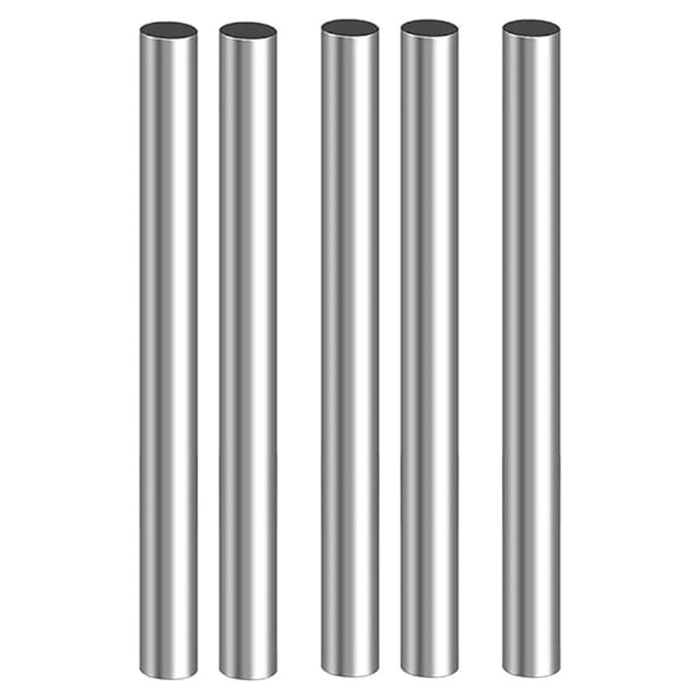 5Pcs 304 Stainless Steel Round Rod, 8mm Diameter Length 200mm Metal ...