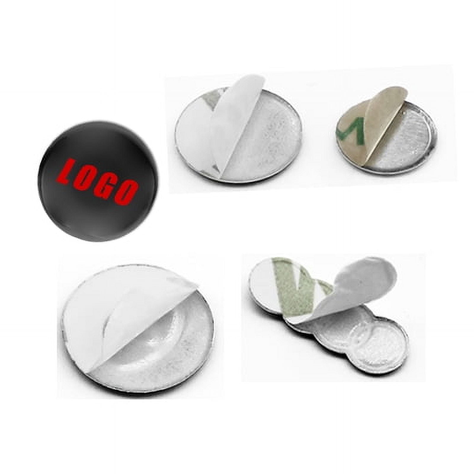 5Pcs 3D Aluminum Car Remote Control Key Logo Emblem Sticker Decal For ...