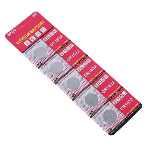 5Pcs 3V Lithium Batteries CR1632 For Remote Control LED Light Toy Clock ...
