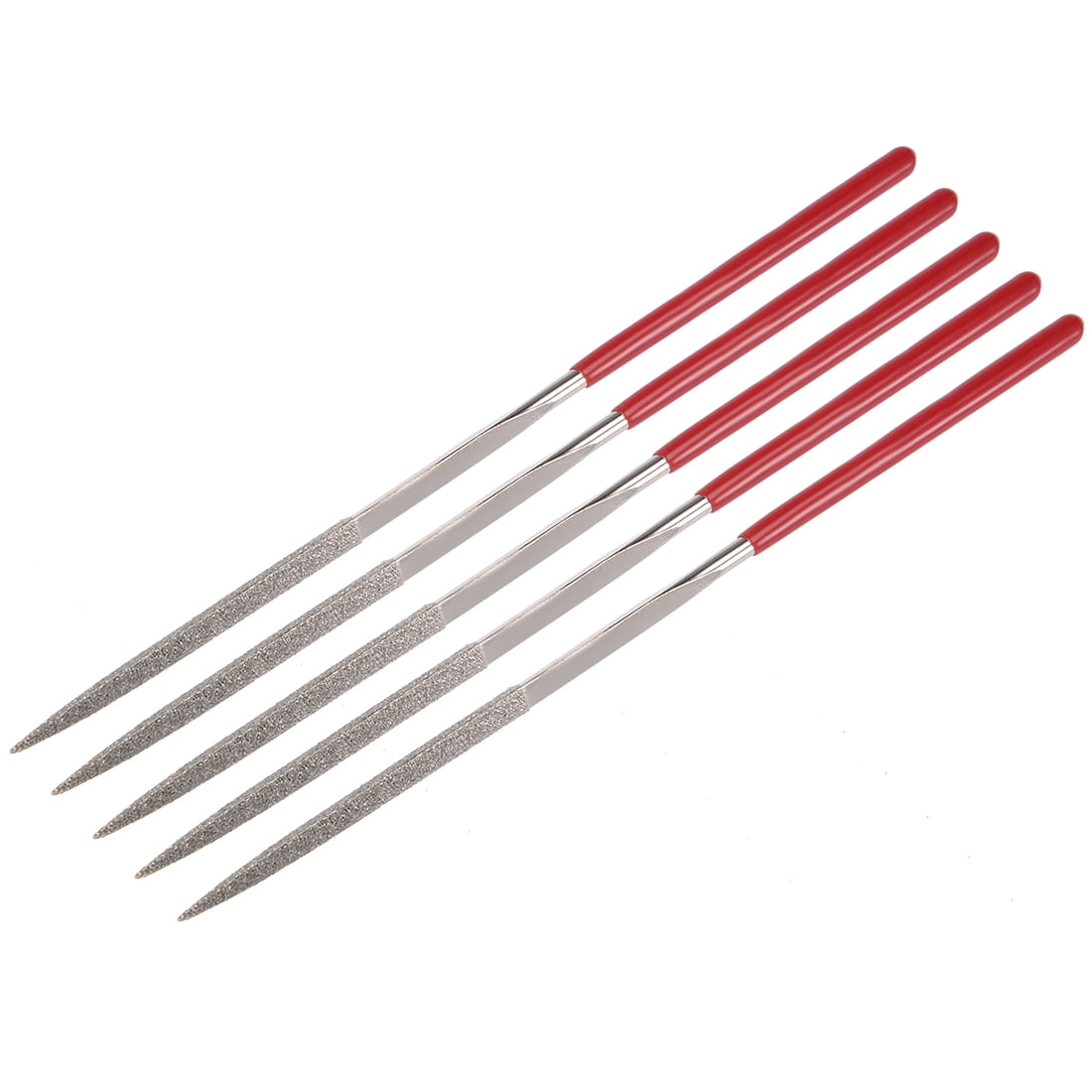 5Pcs 3mm x 140mm Triangular Diamond Needle File 150 Grit - Walmart.com