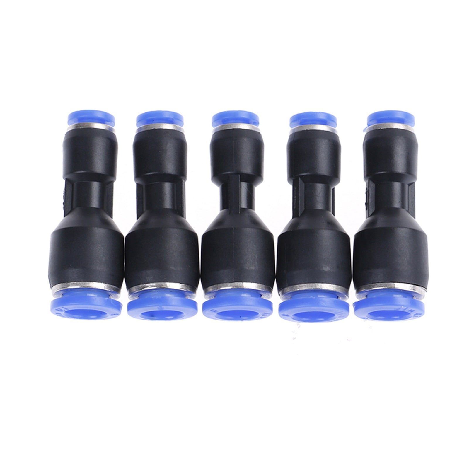 5Pcs 4/6/8/10/12mm Pneumatic Reducer Pushing Fitting Straight Connector ...