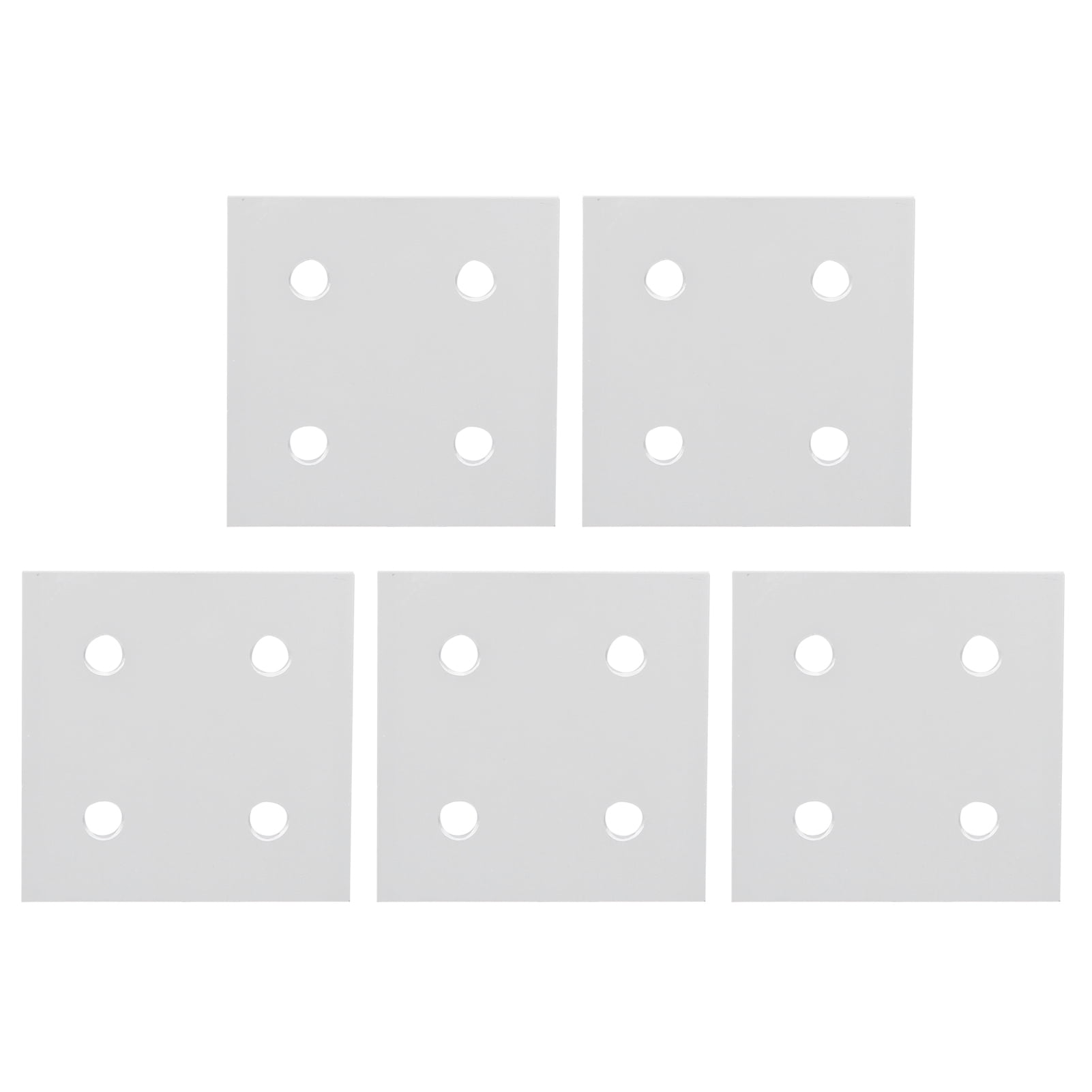 5Pcs 4?Hole Vertical Connecting Plate for Aluminium Extrusion Profile ...