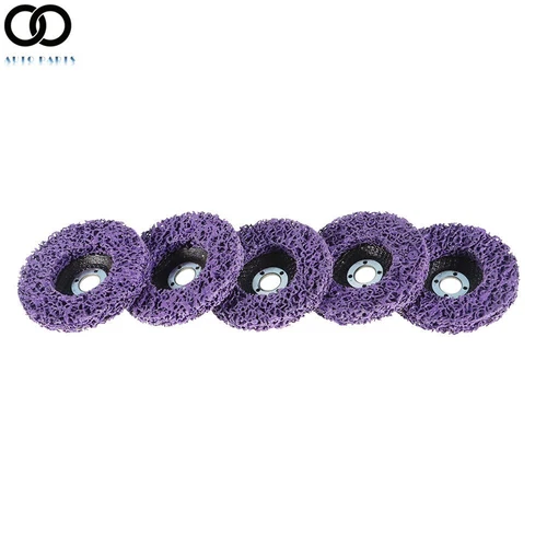 5Pcs 4" Poly Strip Disc Wheel Paint Rust Removal Clean For Angle ...